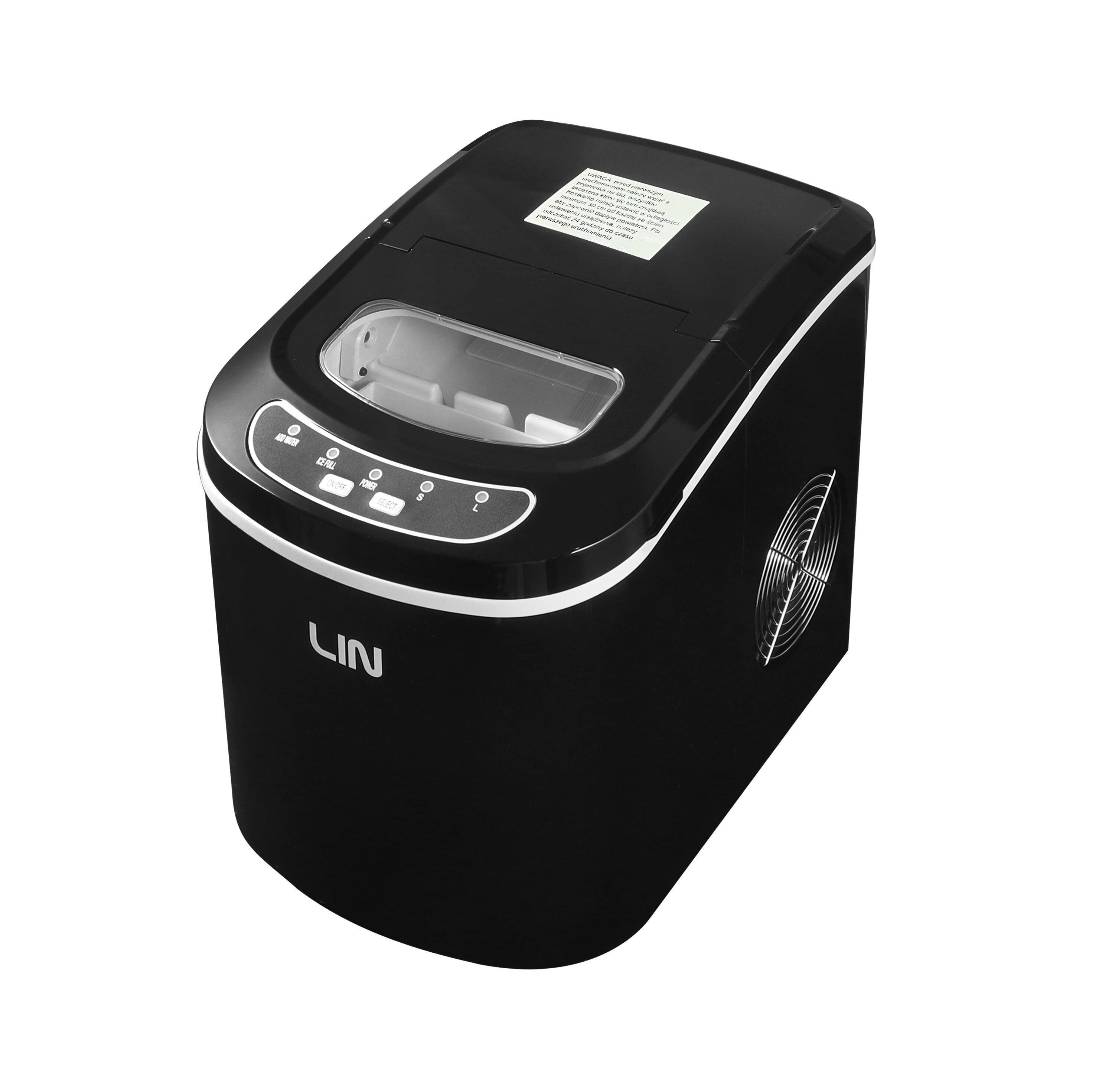 LIN Ice PRO-B12 Czarny Kostkarka do lodu - niskie ceny i opinie w Media ...