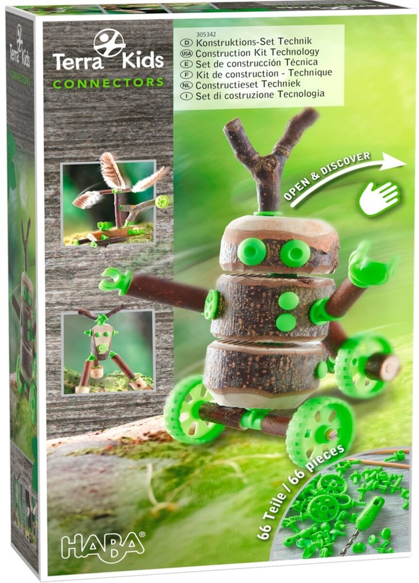 HABA Terra Kids Connectors Technika 305342 Zestaw konstrukcyjny ...