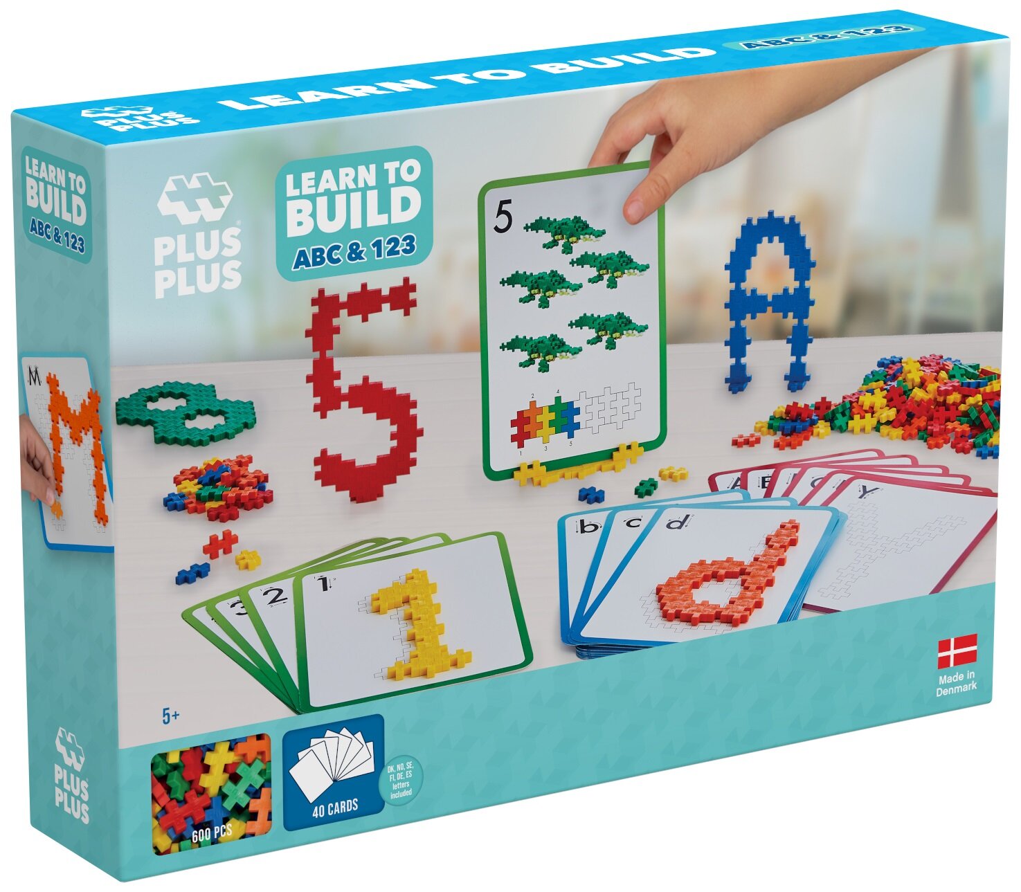 PLUS-PLUS Basic Naucz się budować literki i cyfry 014-3909 Klocki ...
