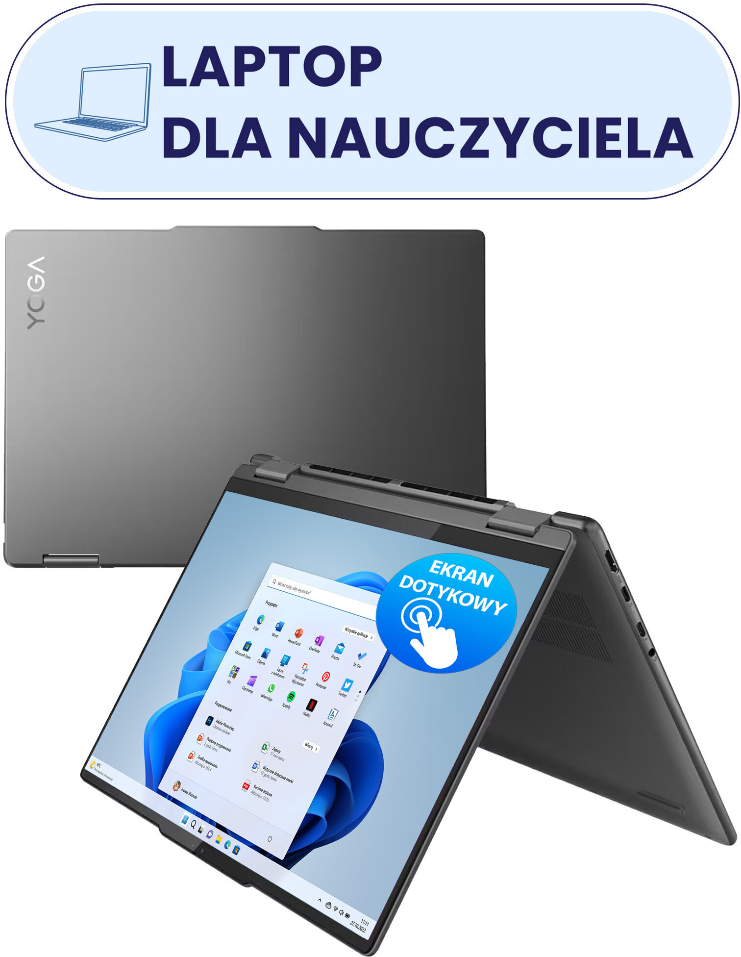 LENOVO Yoga 7 14IRL8 14" OLED i5-1340P 16GB RAM 1TB SSD Windows 11 Home Laptop - niskie ceny i ...