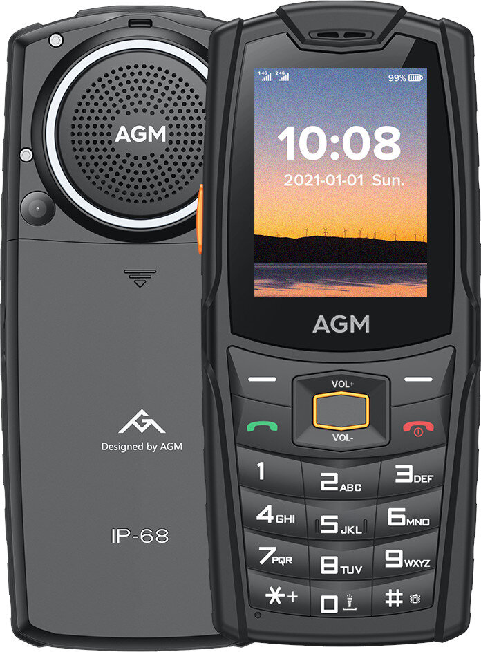 AGM MOBILE M6 Czarny Telefon - niskie ceny i opinie w Media Expert