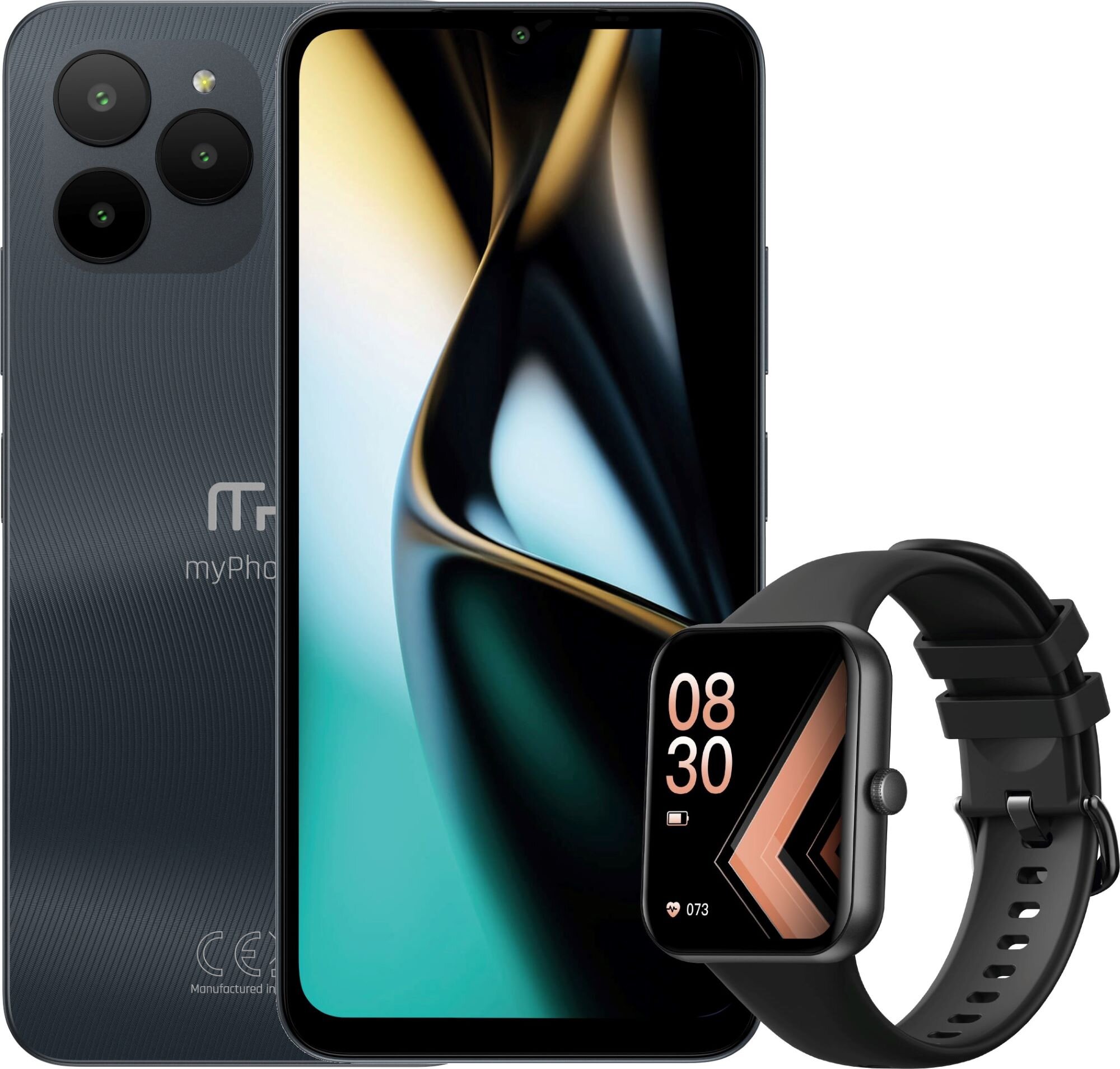 MYPHONE N23 Lite 3/32GB 6.51" Srebrny + Smartwatch MYPHONE Watch CL ...