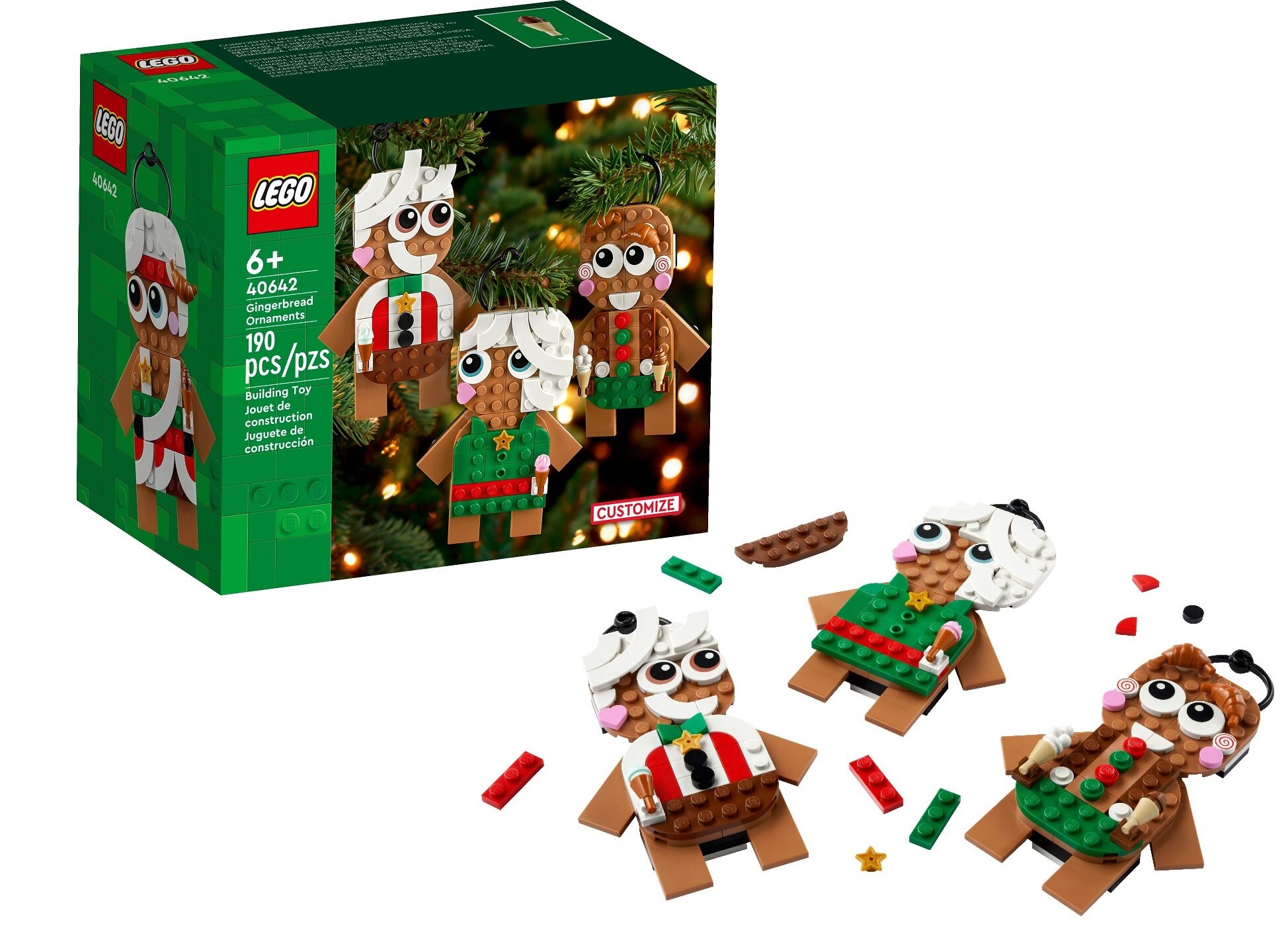 LEGO 40642 Piernikowe ozdoby - niskie ceny i opinie w Media Expert