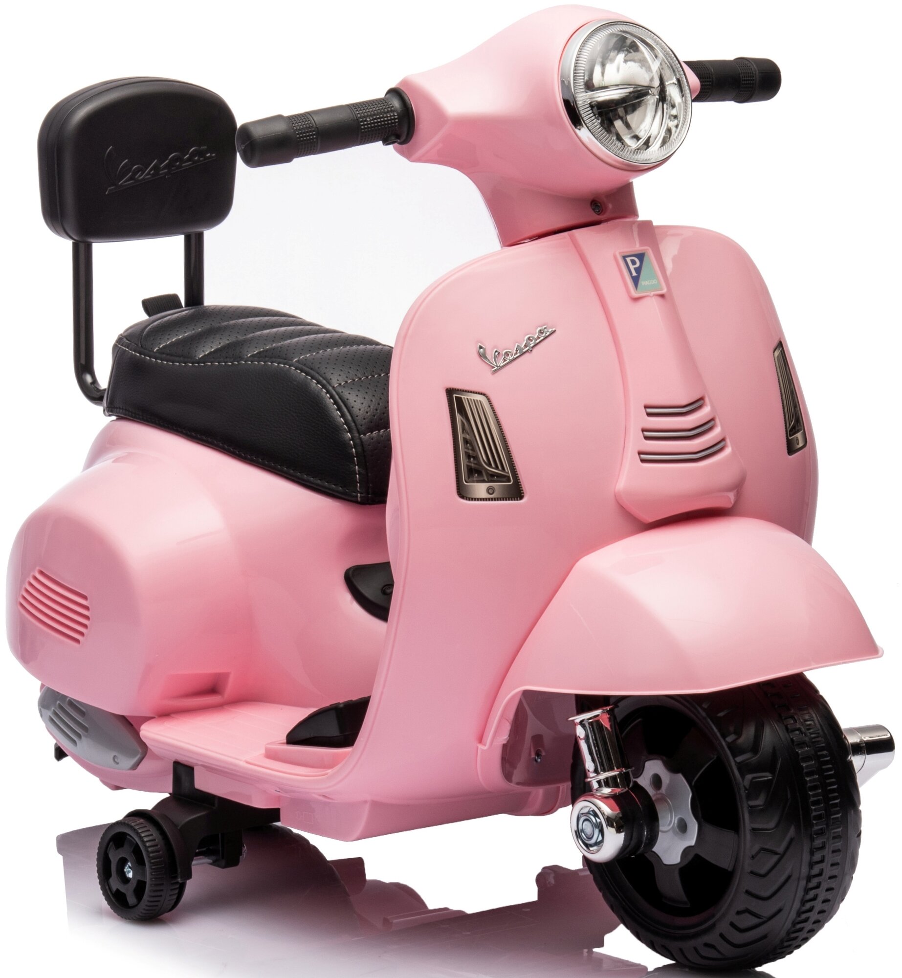 SUN BABY Scooter Vespa Różowy Motorek elektryczny - niskie ceny i ...