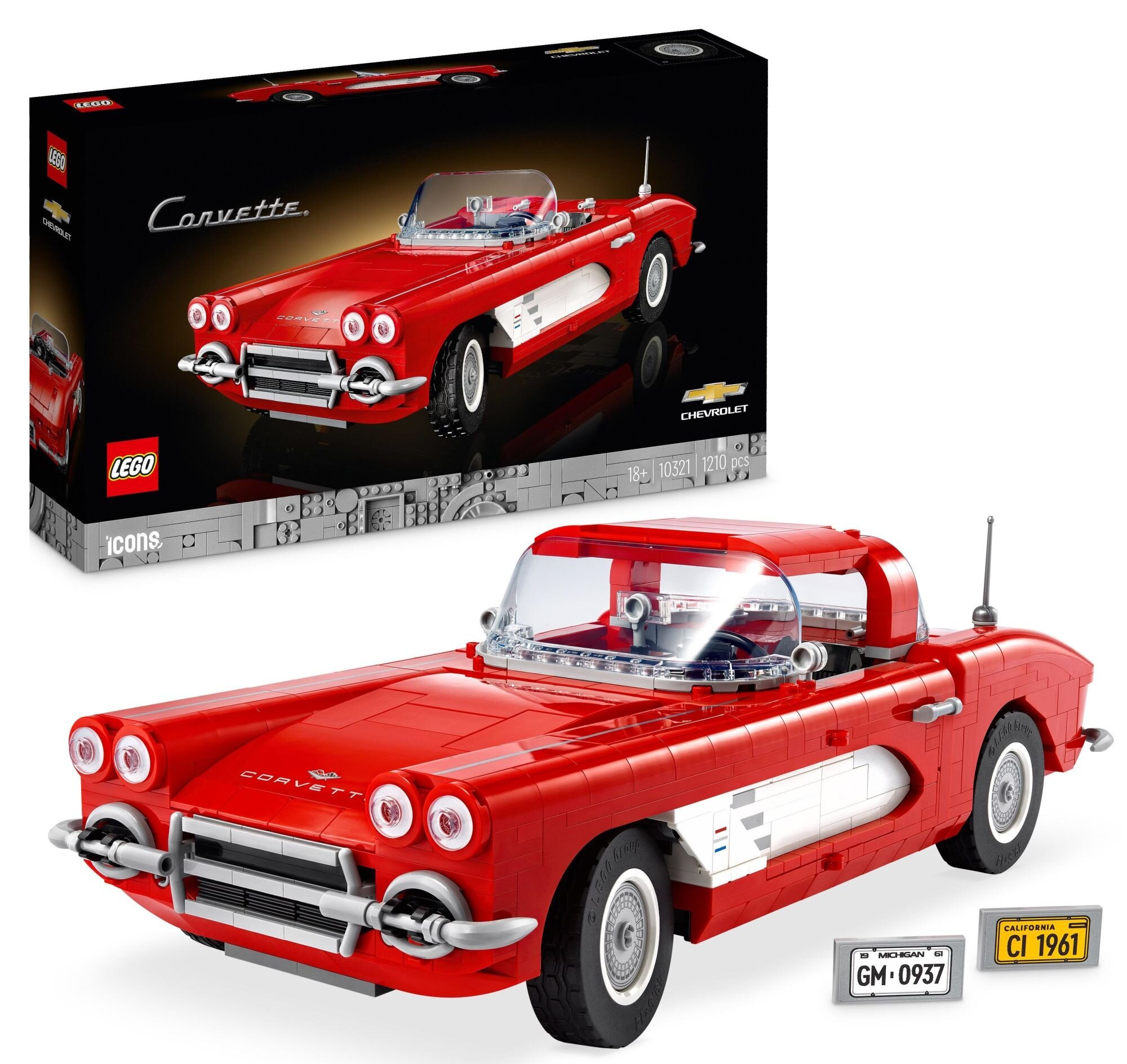 LEGO 10321 ICONS Corvette - niskie ceny i opinie w Media Expert
