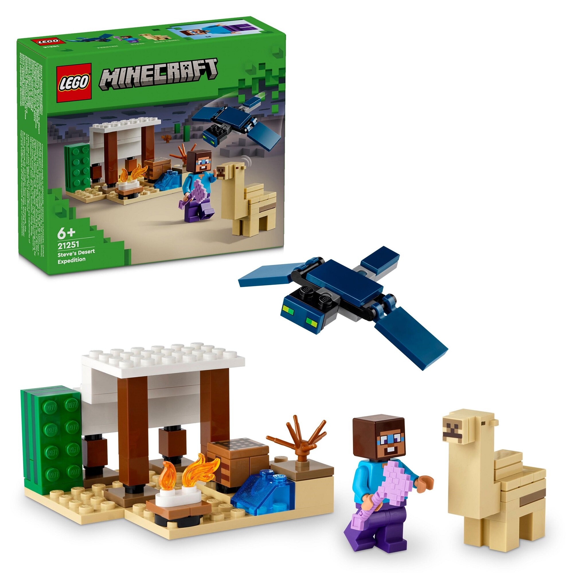 LEGO 21251 Minecraft Pustynna wyprawa Steve'a - niskie ceny i opinie w Media Expert