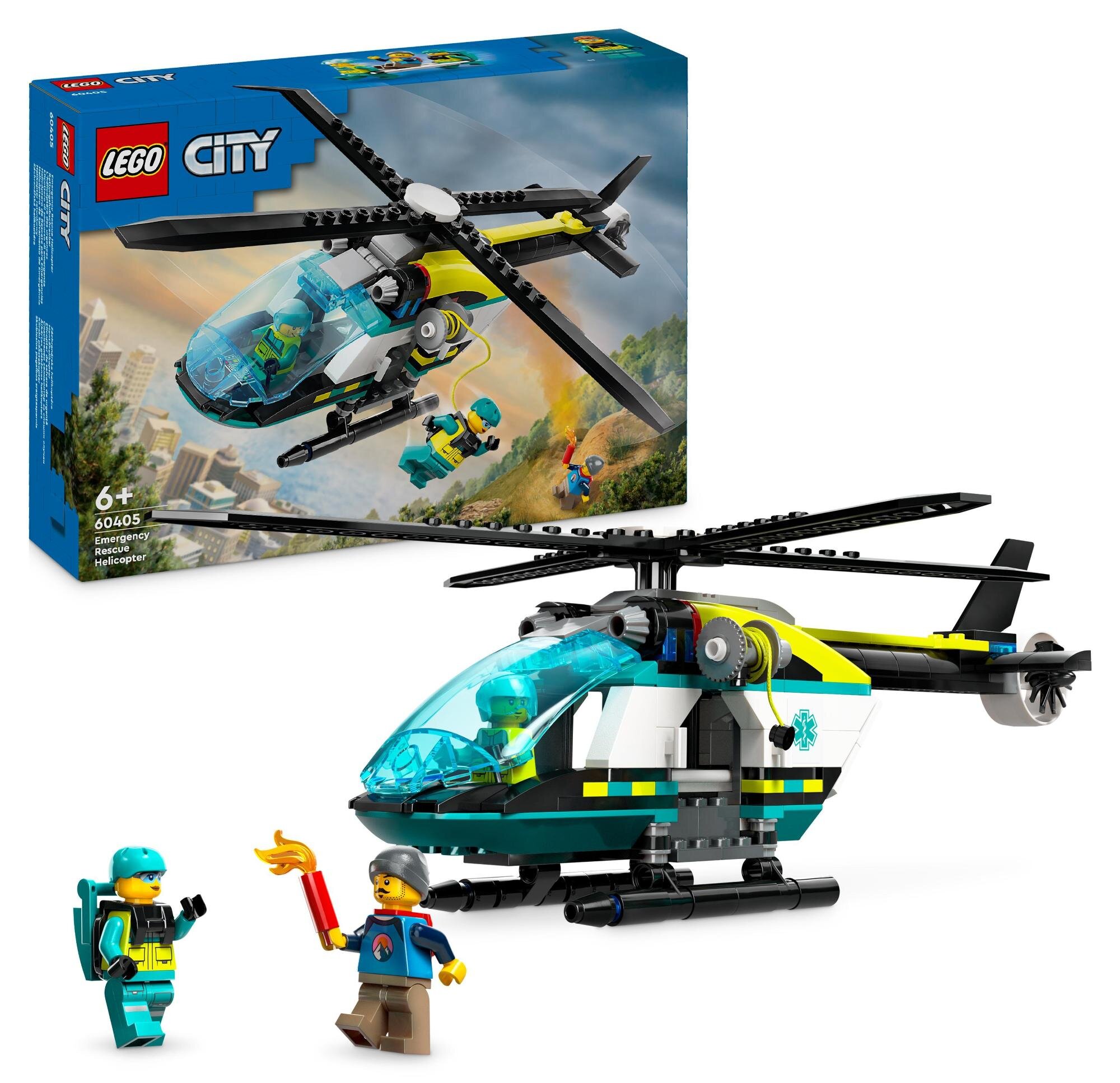 LEGO 60405 City Helikopter ratunkowy - niskie ceny i opinie w Media Expert