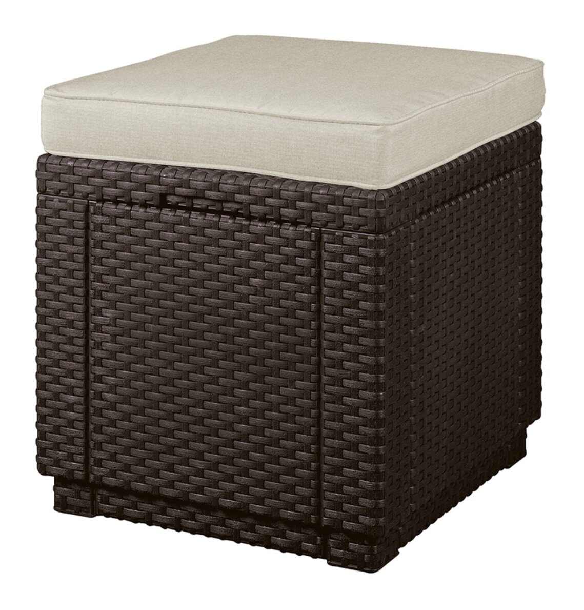 KETER Cube With Cushion Brązowy 258810 Pufa - niskie ceny i opinie w ...
