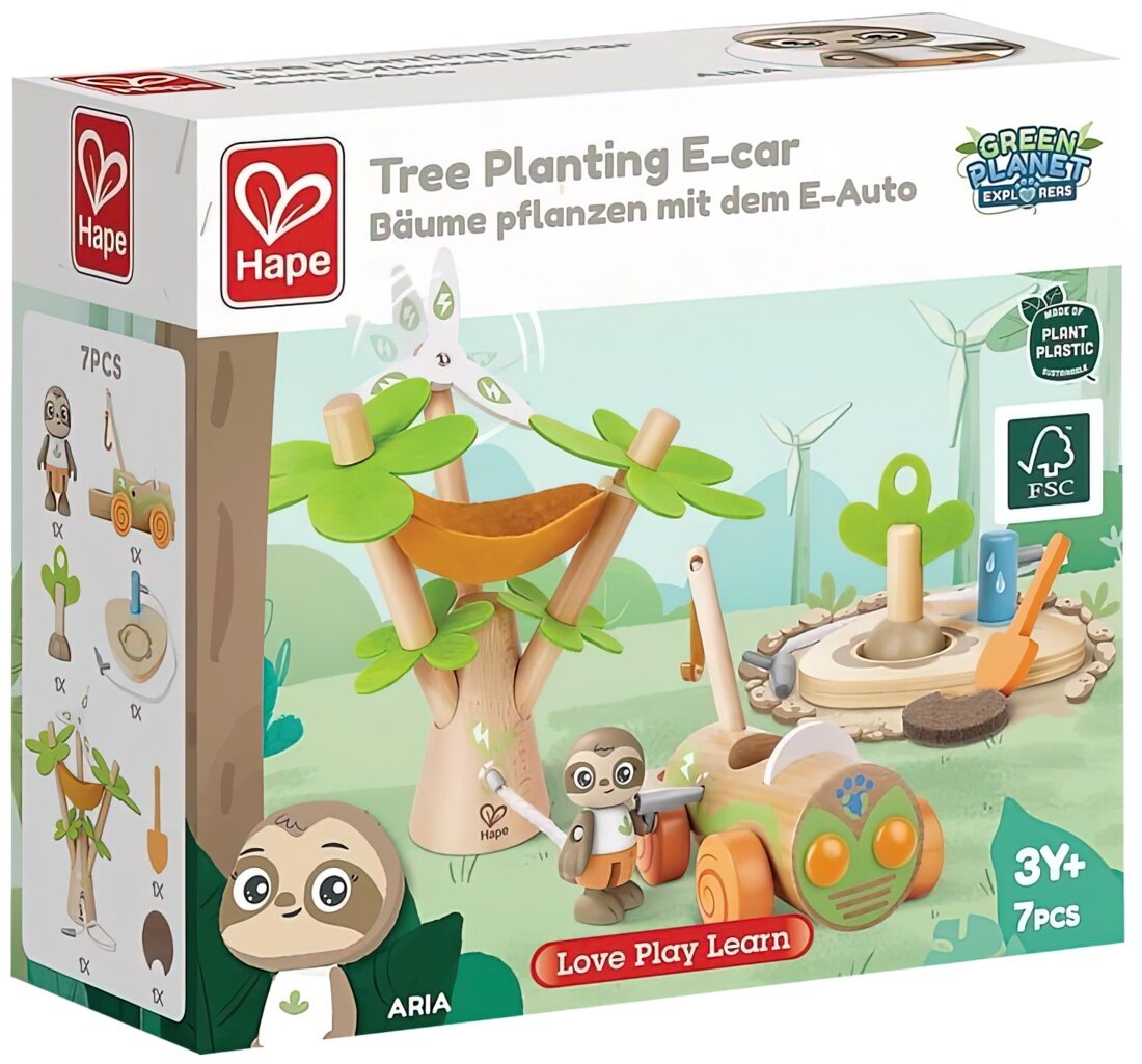 HAPE Green Planet Explorers Eko pojazd E3417 Zabawka - niskie ceny i opinie w Media Expert