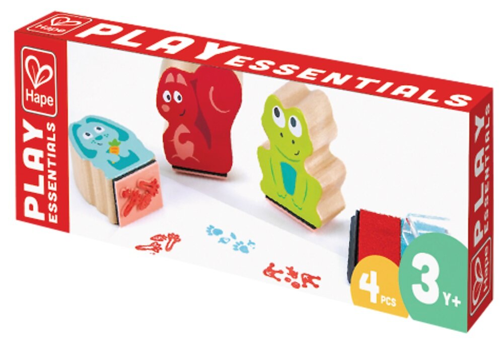 HAPE Pieczątki Play Essentials Ślady zwierząt E1060A Zestaw kreatywny - niskie ceny i opinie w ...