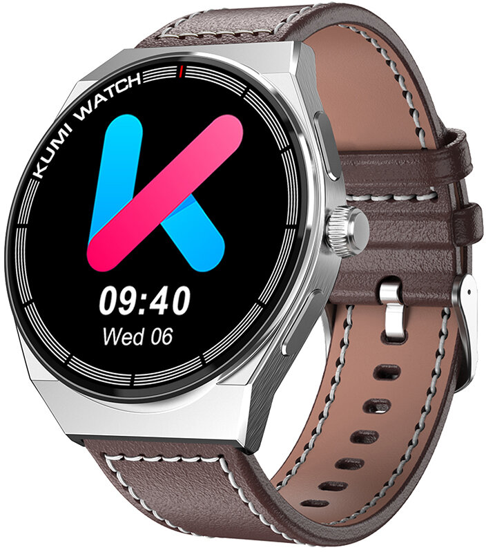 KUMI GT5 Max Srebrny Smartwatch - niskie ceny i opinie w Media Expert