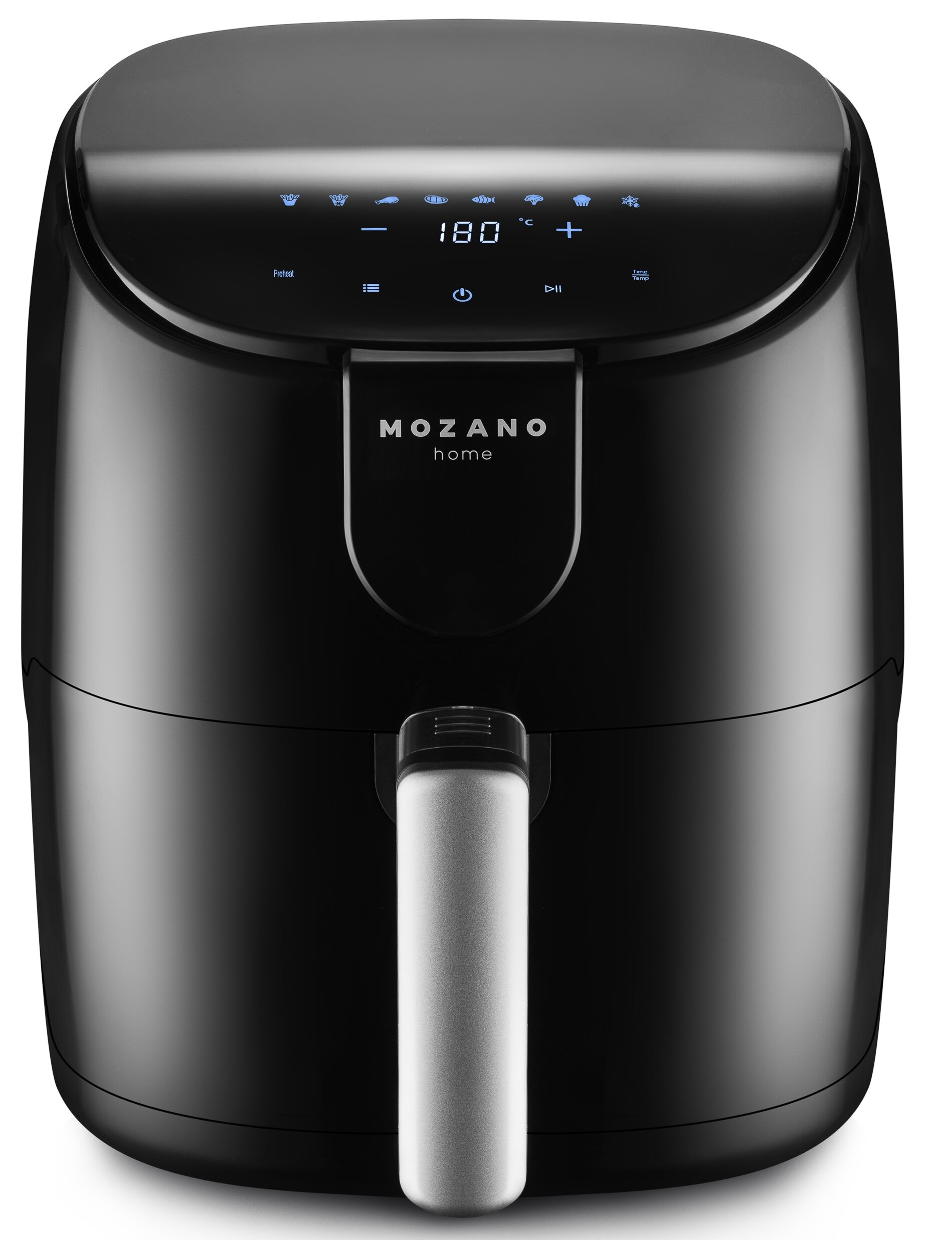 MOZANO Active Fryer Srebrny Air Fryer Frytkownica beztłuszczowa ...