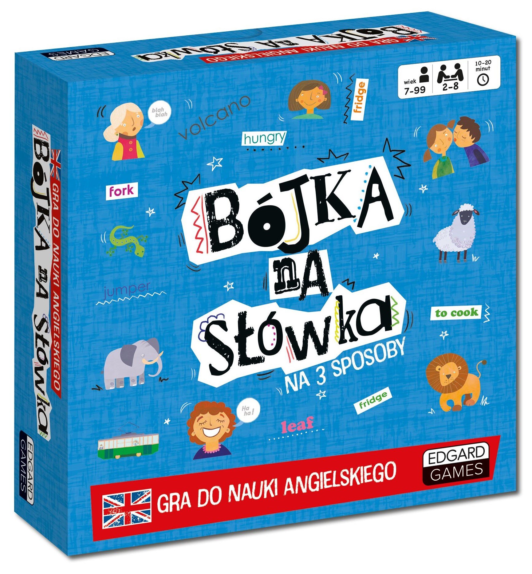 EDGARD GAMES Bójka na na słówka do nauki języka angielskiego Gra ...