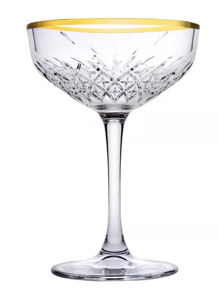 PASABAHCE Coupe Timeless Gold 255 ml (4 sztuki) Zestaw kieliszków - niskie ceny i opinie w Media ...