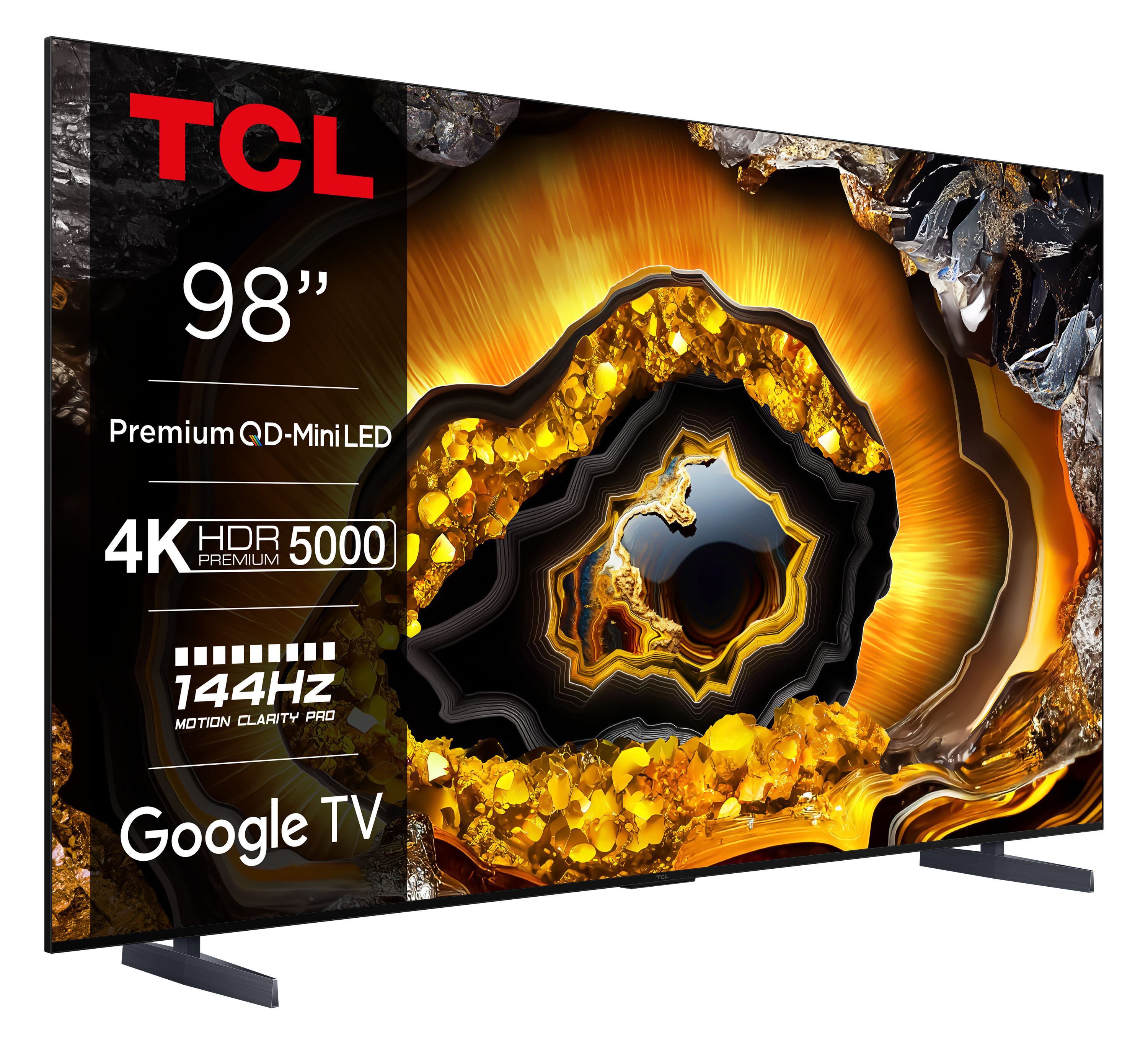 TCL 98X955 98" QD-MINILED 4K 144HZ Google TV Dolby Vision Dolby Atmos HDMI 2.1 Telewizor ...
