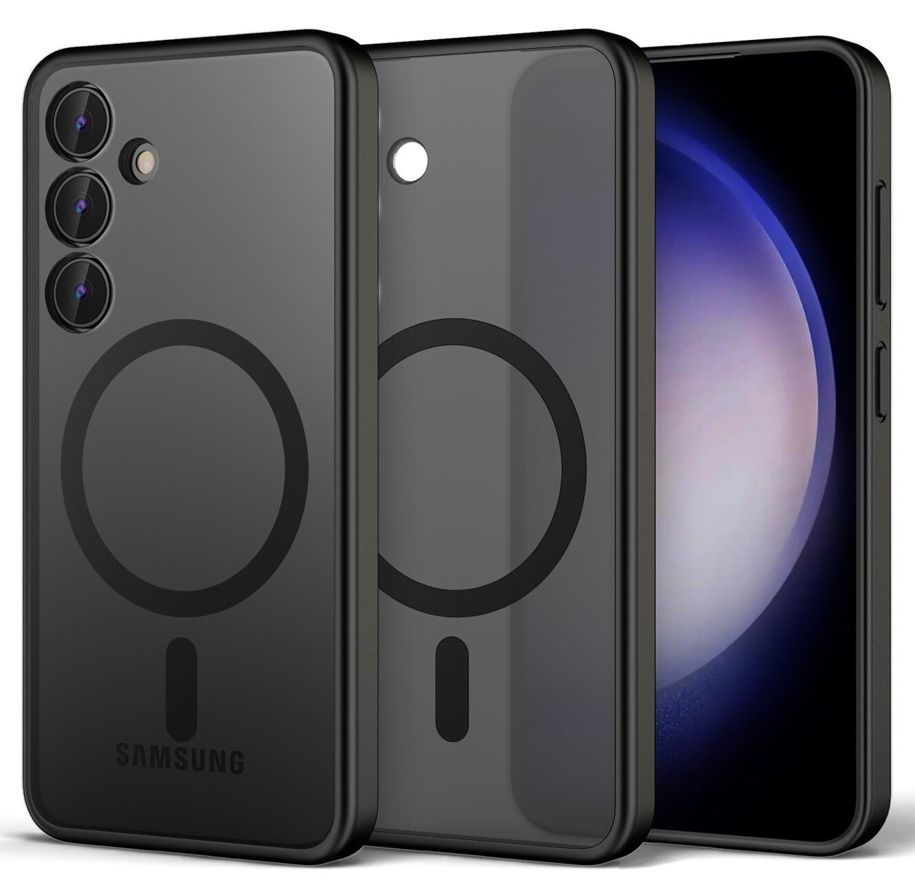 TECH-PROTECT Magshield Magsafe do Samsung Galaxy S24 Czarny mat Etui ...