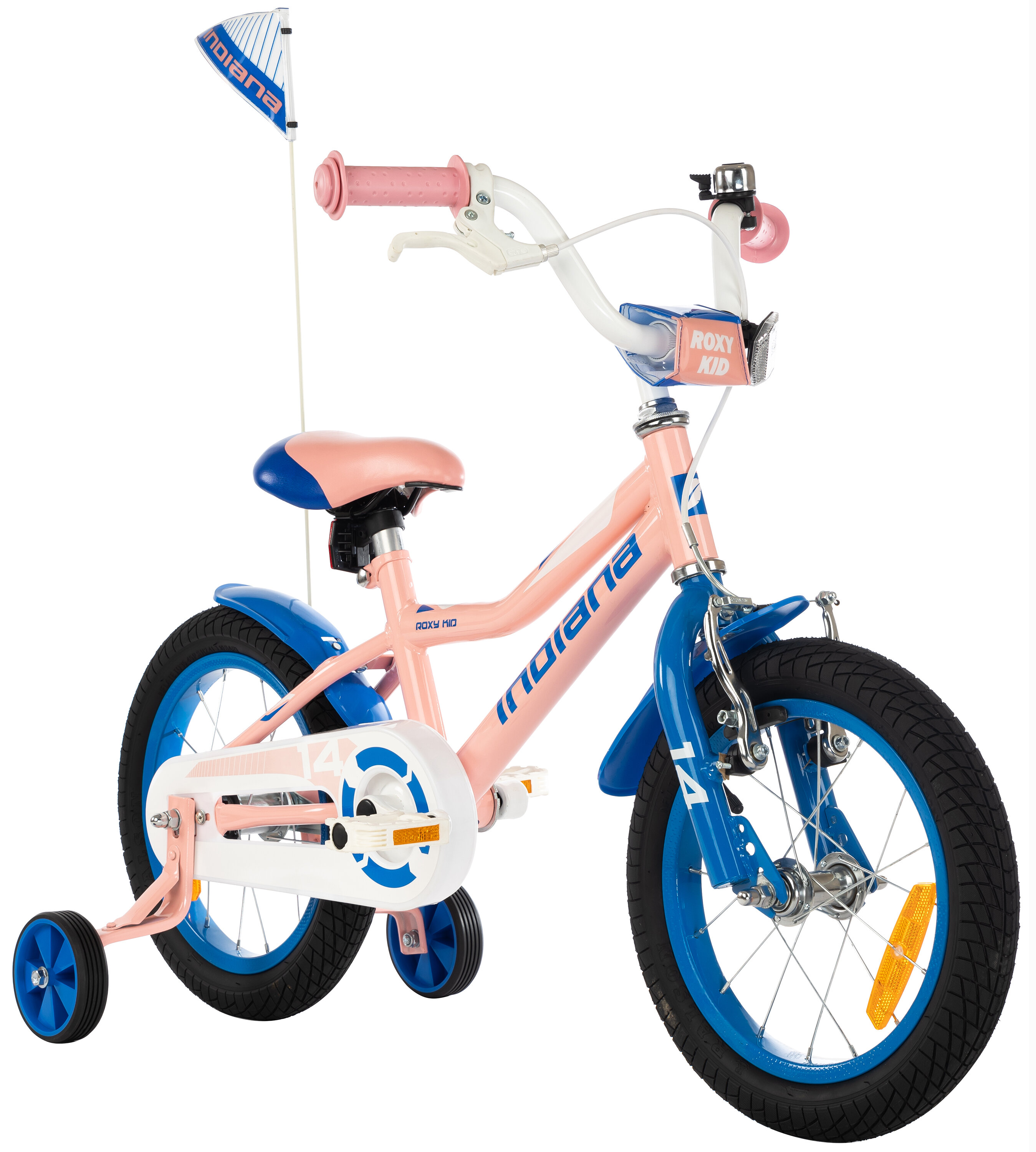 INDIANA Roxy Kid 14 cali dla dziewczynki Różowy Rower dziecięcy ...