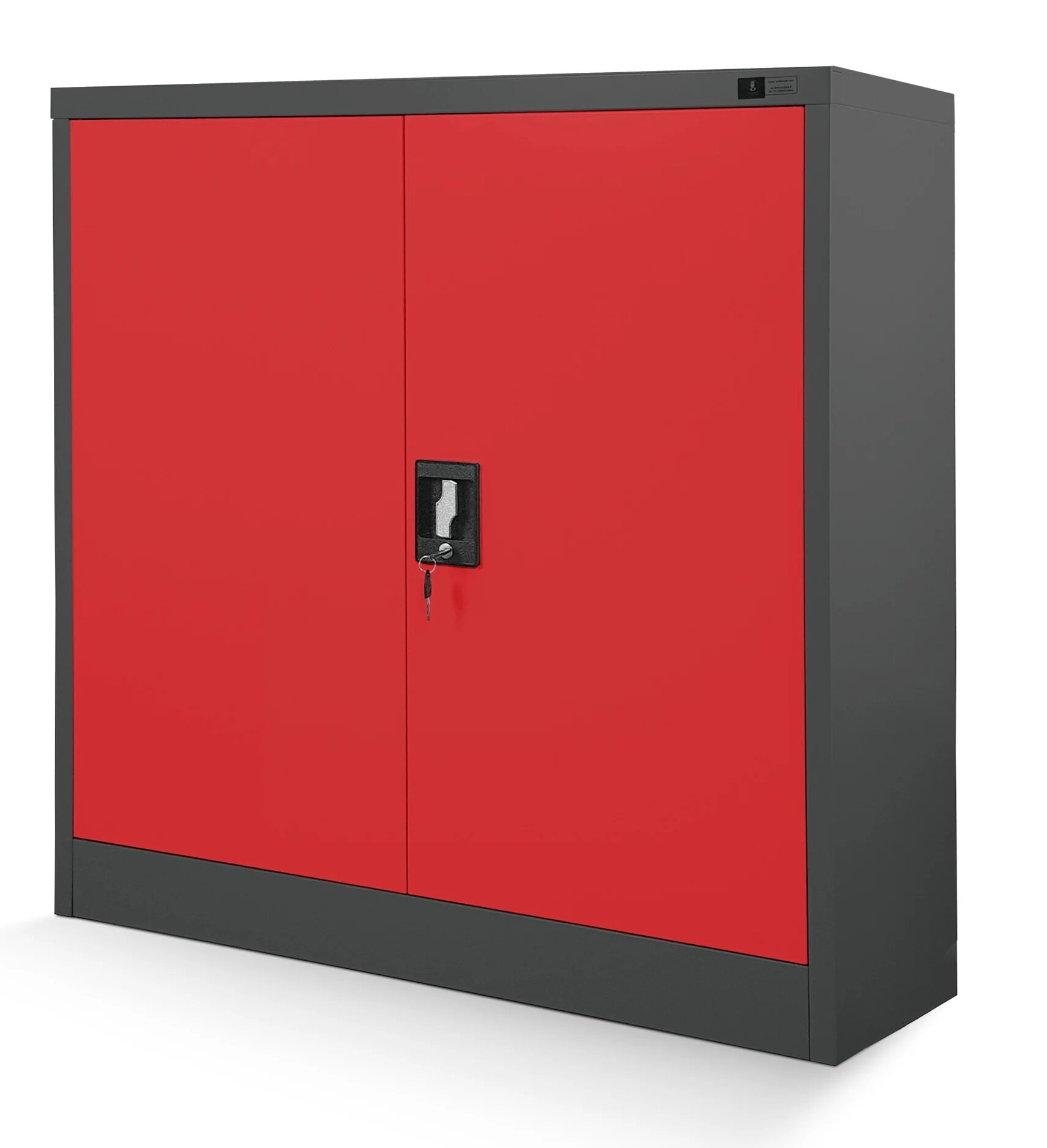 JAN NOWAK Beata Antracytowo-czerwony Szafa biurowa - niskie ceny i opinie w Media Expert