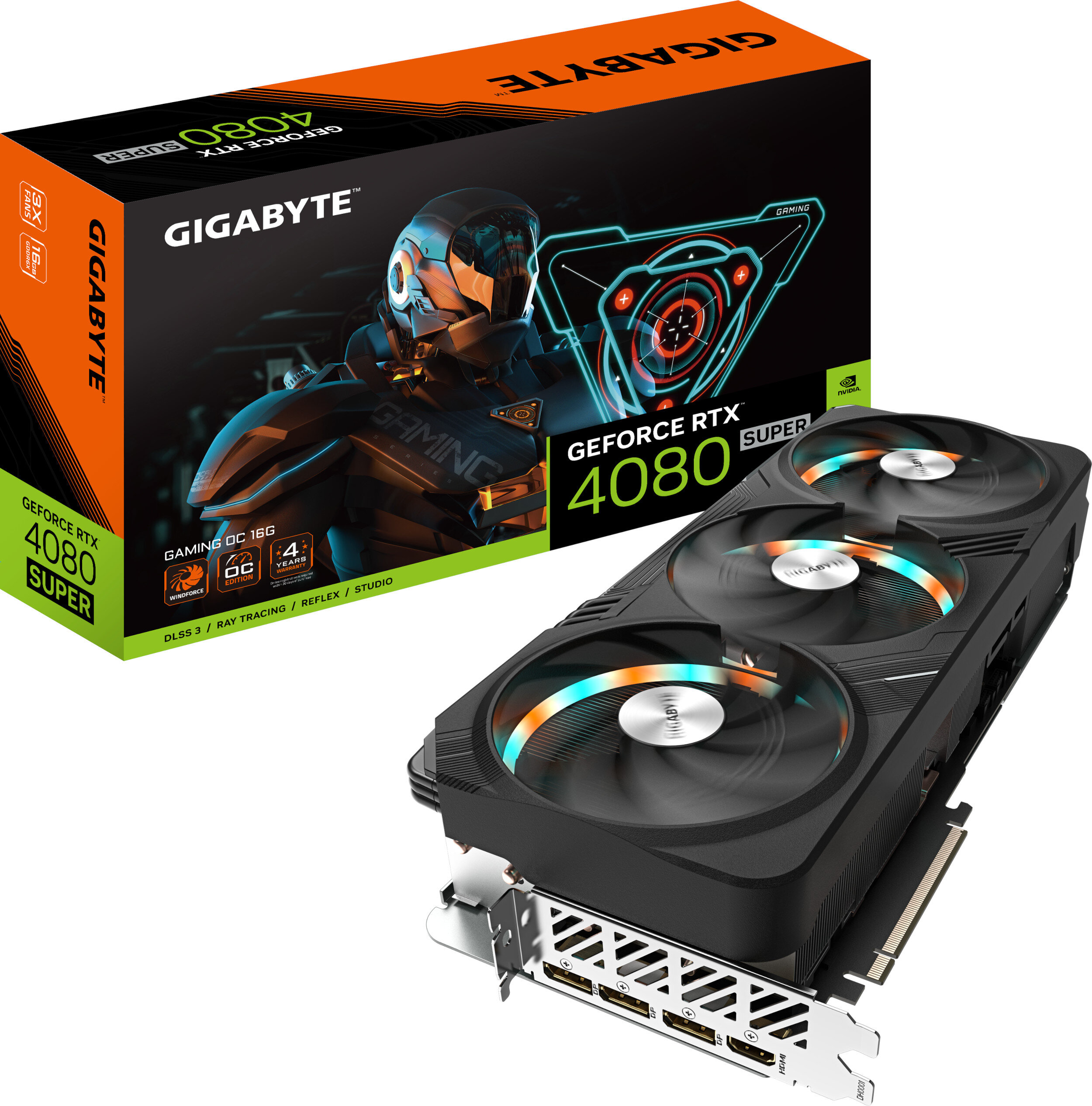 GIGABYTE GeForce RTX 4080 Super Gaming OC 16GB DLSS 3 Karta graficzna ...
