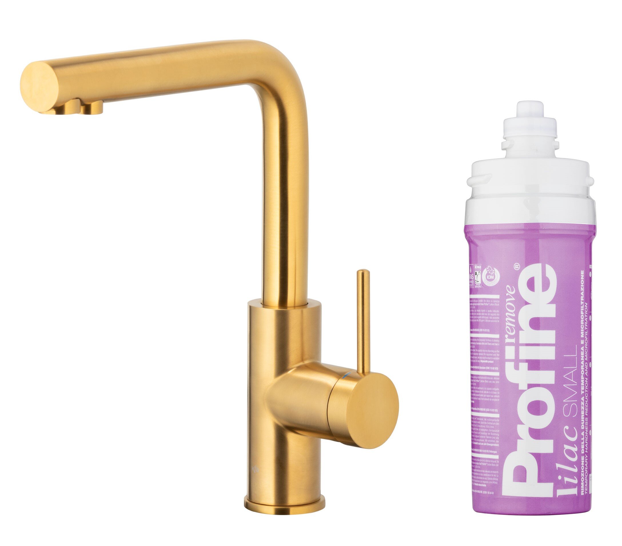 KFA ARMATURA Duero Pure Basic 6623-915-31 z filtrem Złoto szczotkowane Bateria - niskie ceny i ...