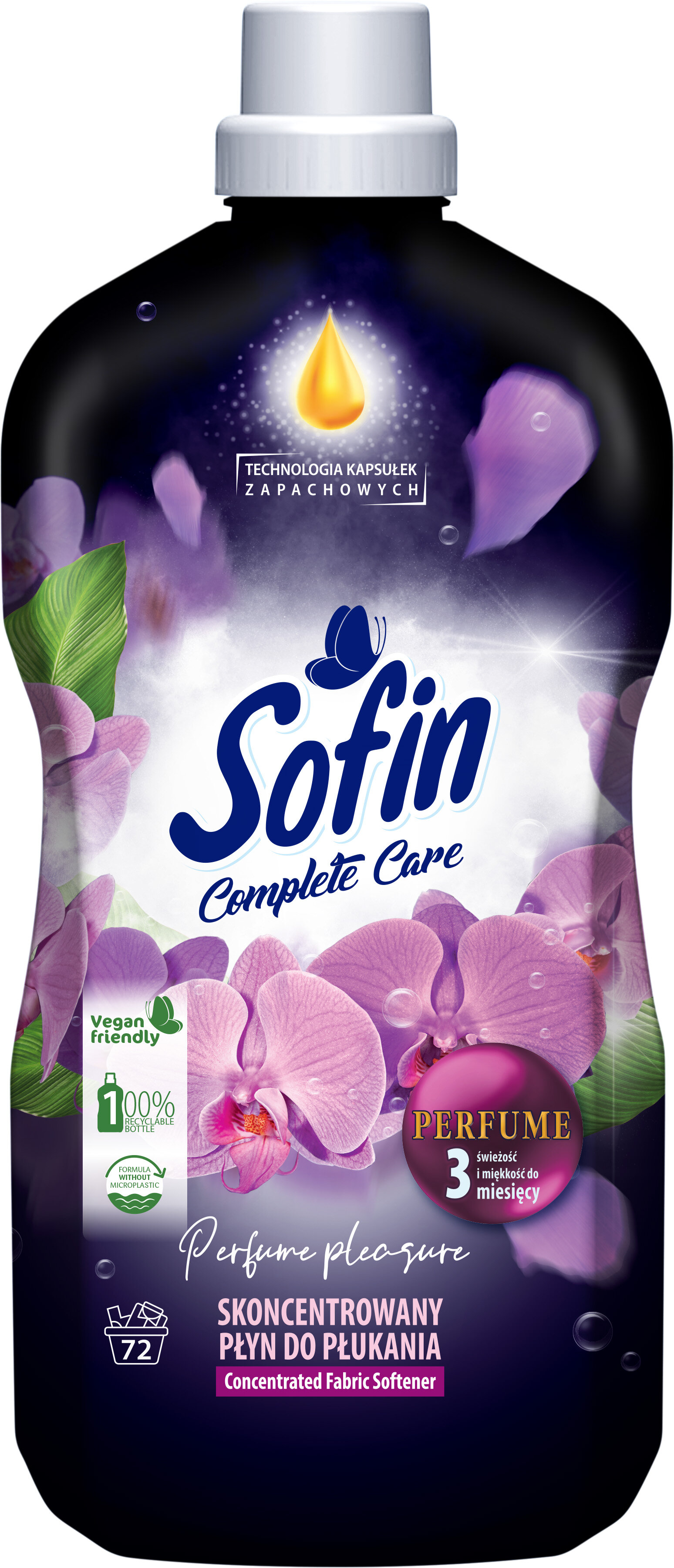 SOFIN Complete Care Perfume Pleasure 1800 ml Płyn do płukania - niskie ...