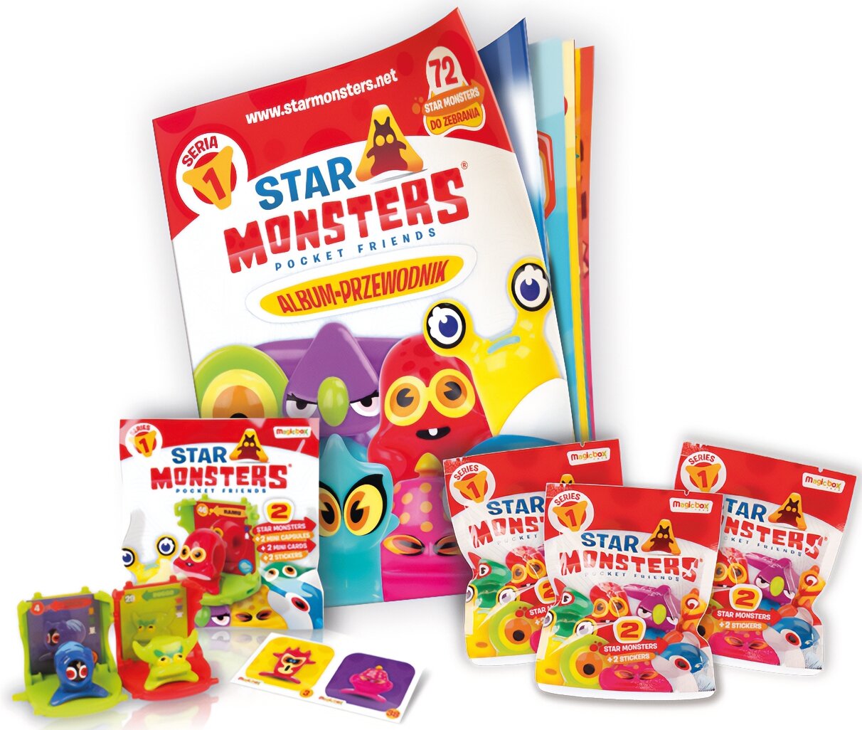 MAGIC BOX StarMonsters Series 1 Zestaw Startowy PSMS112PL00 Zestaw ...