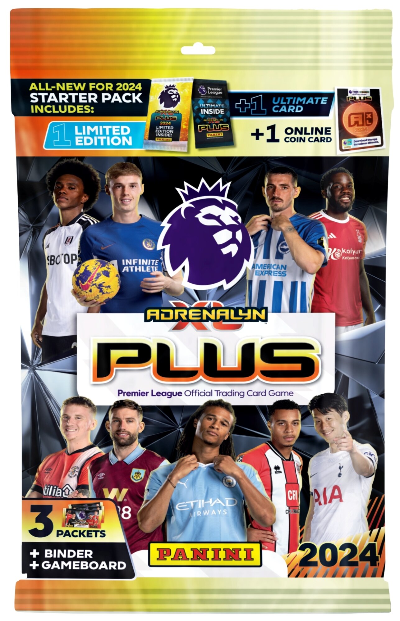 PANINI Premier League Adrenalyn XL 2024 Plus Zestaw startowy (1 zestaw ...