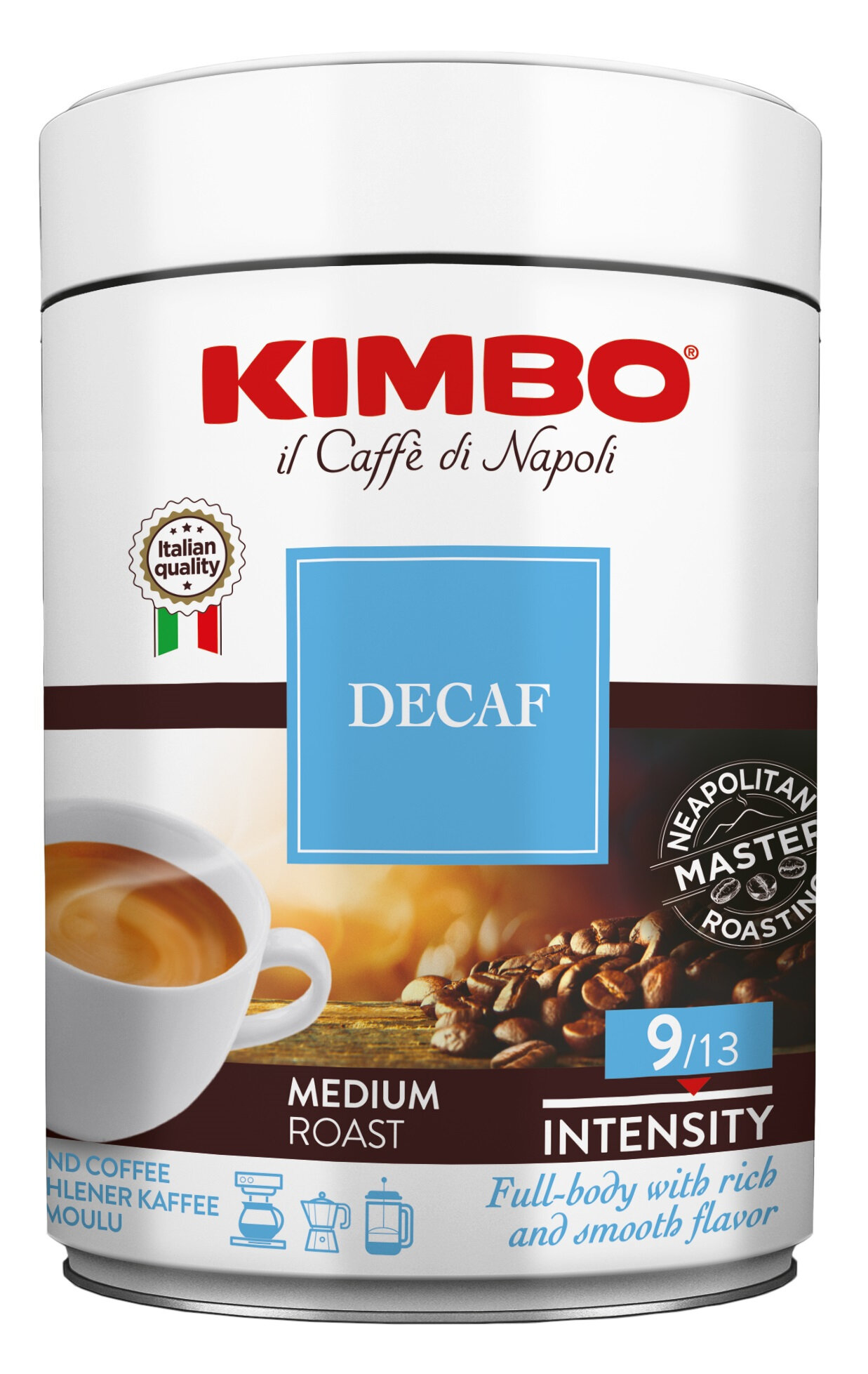 KIMBO Decaffeinato 0.25 kg Kawa mielona - niskie ceny i opinie w Media ...