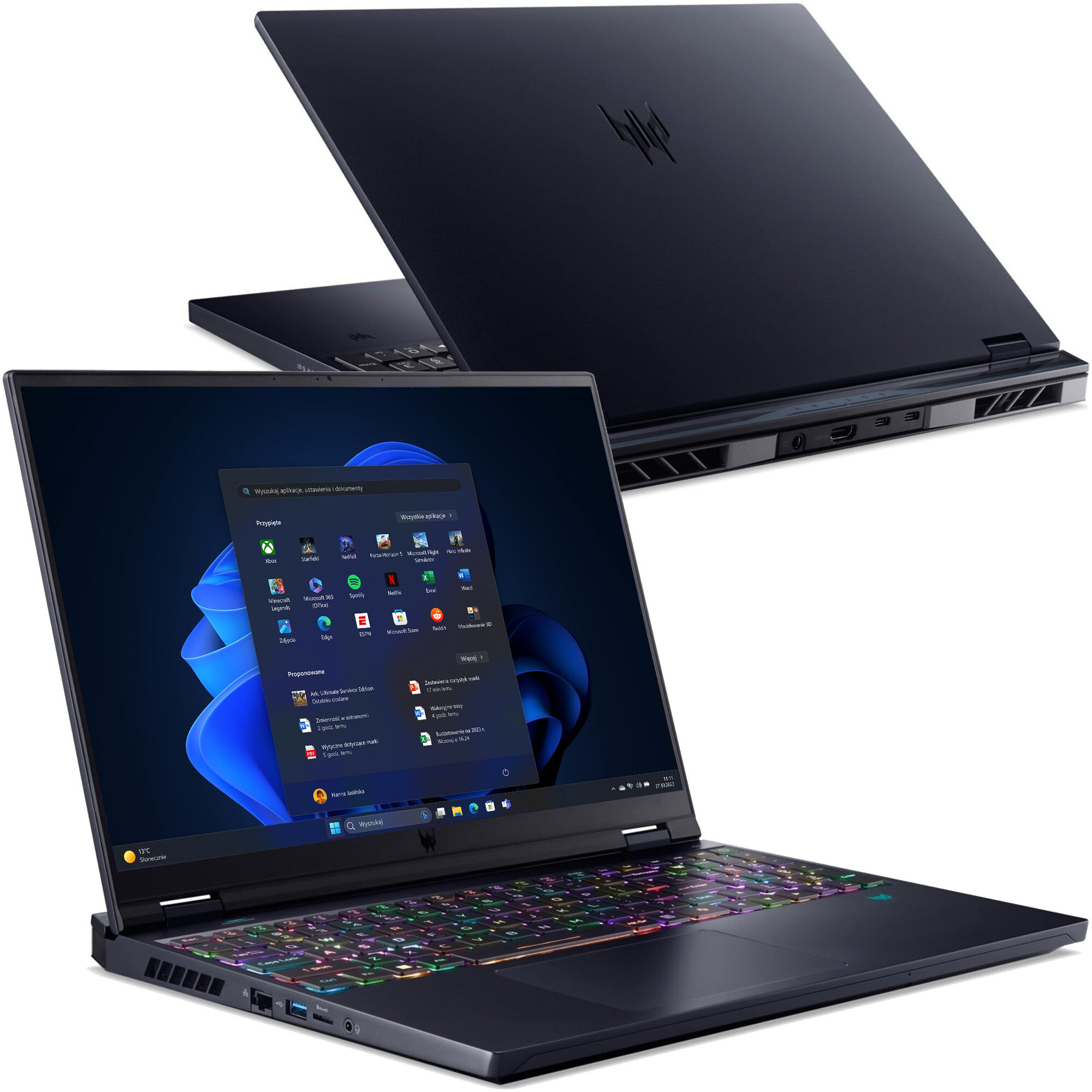 ACER Predator Helios PH16-72-9335 16" IPS 250Hz i9-14900HX 32GB RAM 1TB ...