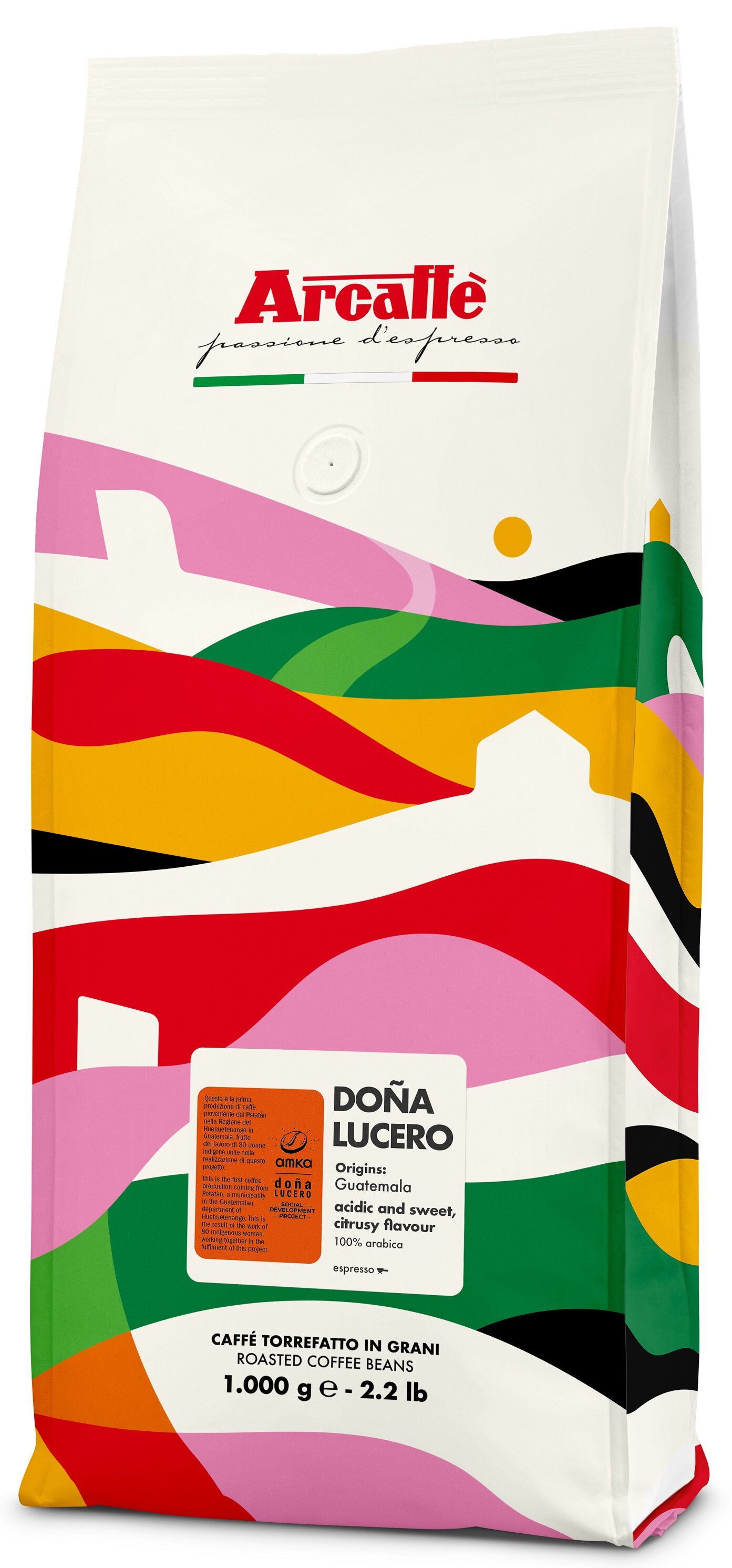 ARCAFFE Dona Lucero Espresso 1 kg Kawa ziarnista - niskie ceny i opinie w Media Expert
