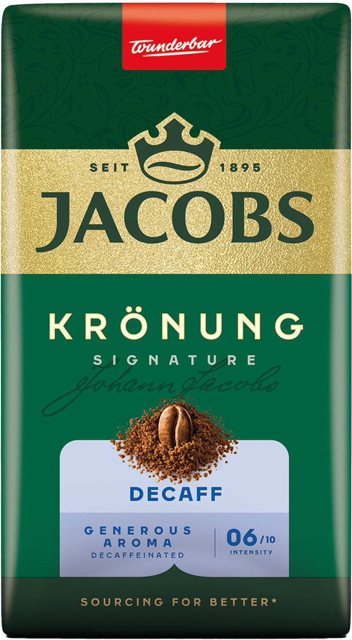 JACOBS Krönung Decaff Bezkofeinowa 0.25 kg Kawa mielona - niskie ceny i opinie w Media Expert