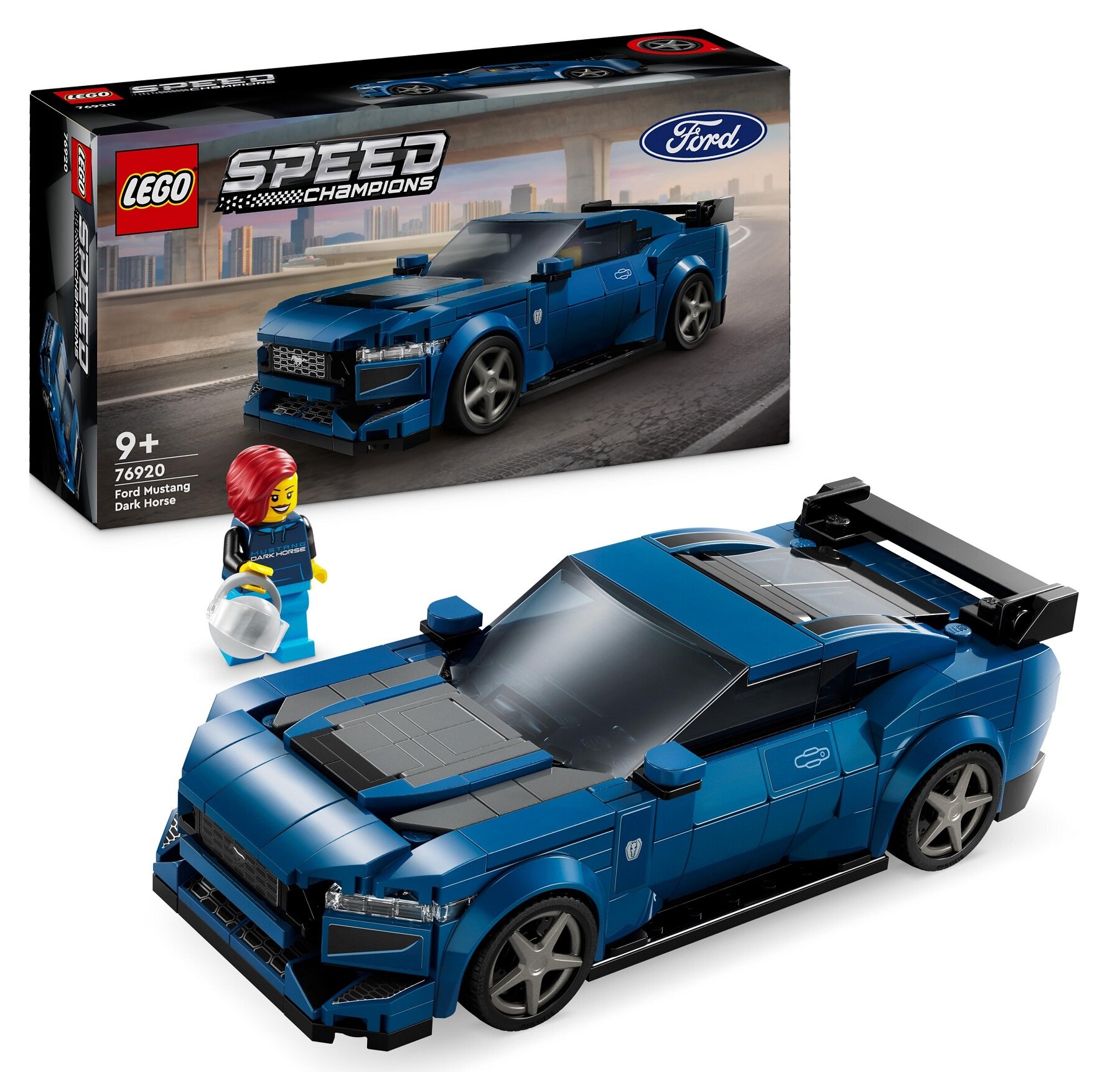 LEGO 76920 Speed Champions Sportowy Ford Mustang Dark Horse - niskie ...