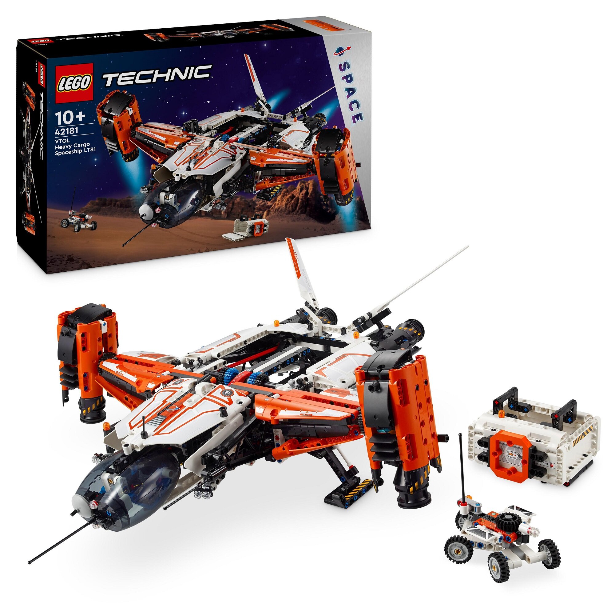 LEGO 42181 Technic Transportowy statek kosmiczny VTOL LT81 - niskie ...