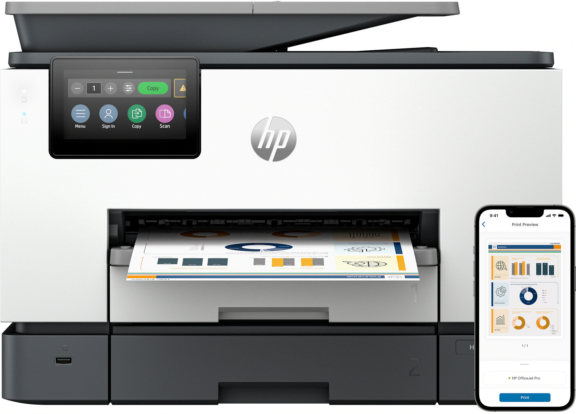 HP OfficeJet Pro 9130b Urządzenie wielofunkcyjne - niskie ceny i opinie ...