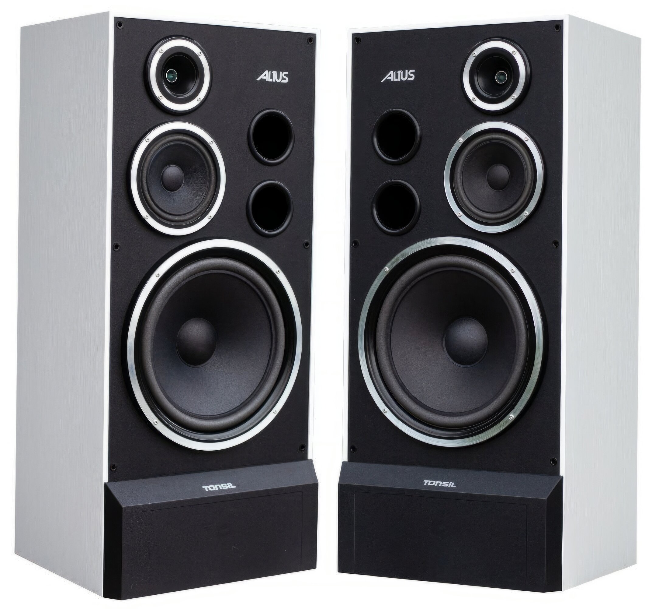 TONSIL Altus 200 Biało-czarny (2 szt.) Kolumny głośnikowe - niskie ceny ...