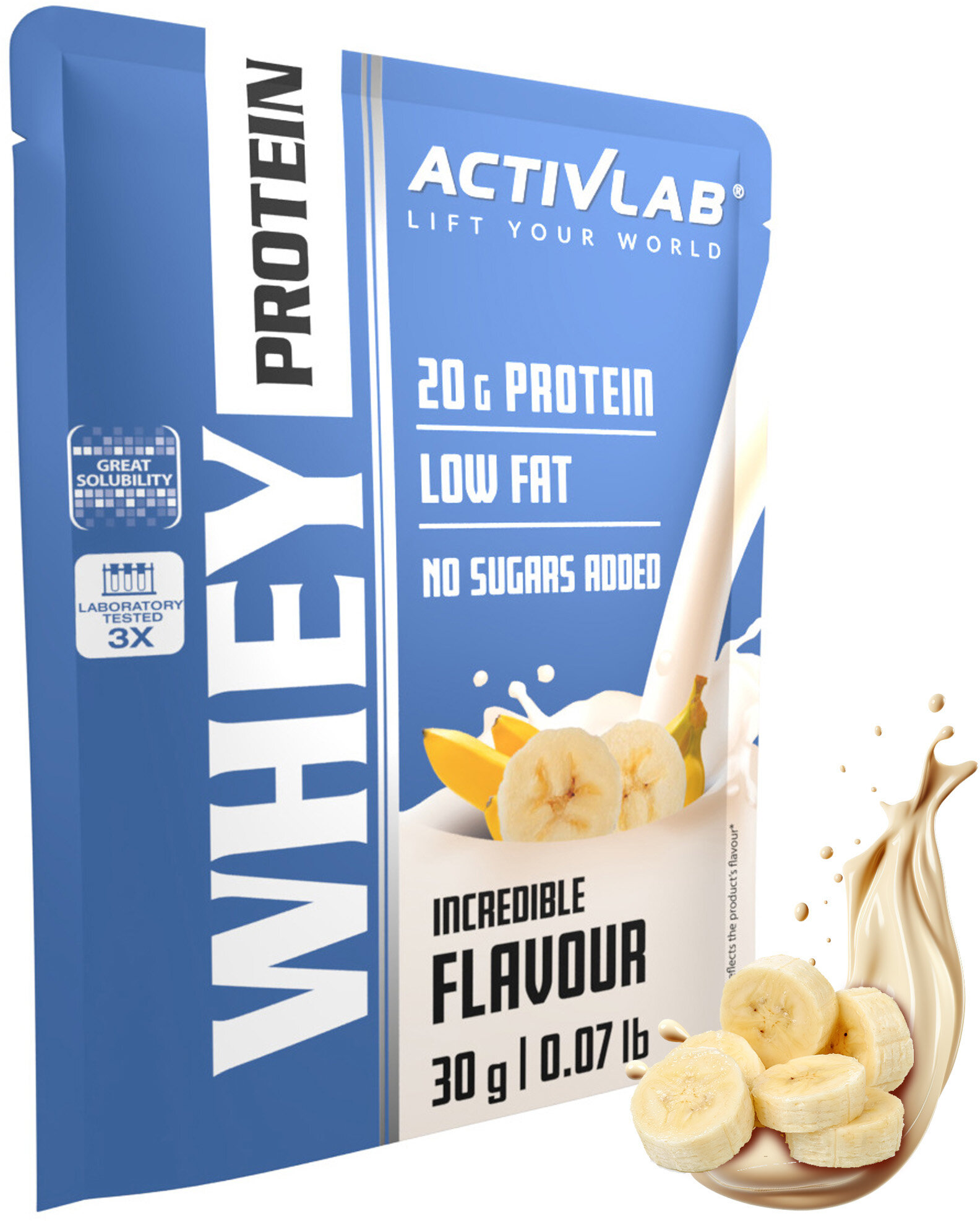 ACTIVLAB Whey Protein WPC 85 Bananowy (30 g) Odżywka białkowa - niskie ceny i opinie w Media Expert