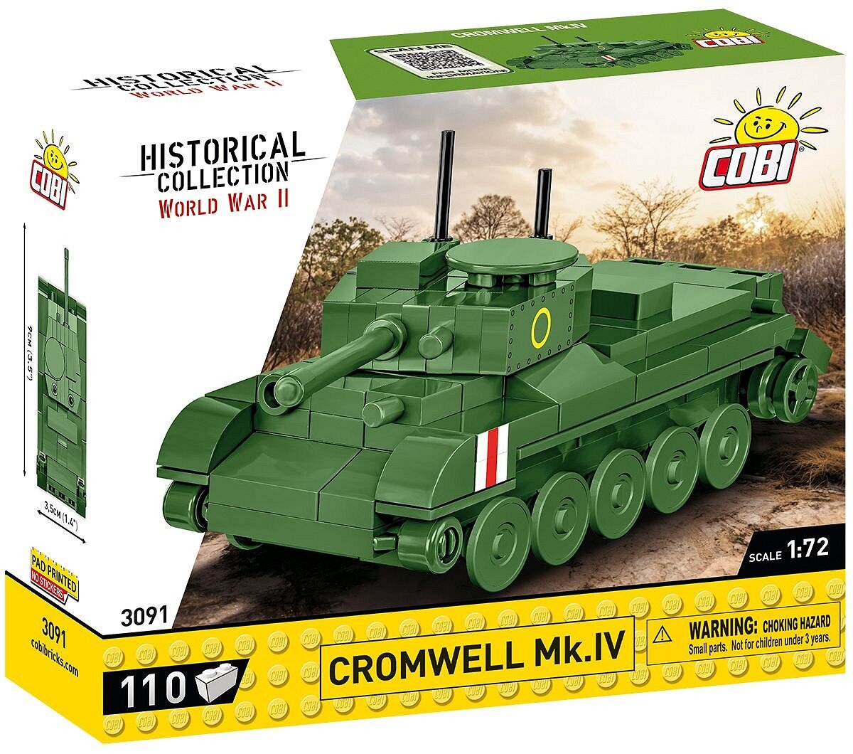 COBI Historical Collection World War II Cromwell Mk.IV COBI-3091 Klocki ...