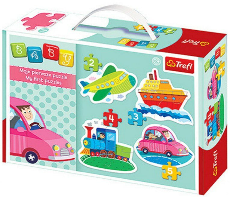 TREFL Baby Classic Pojazdy (2/3/4/5 elementów) Puzzle - niskie ceny i ...