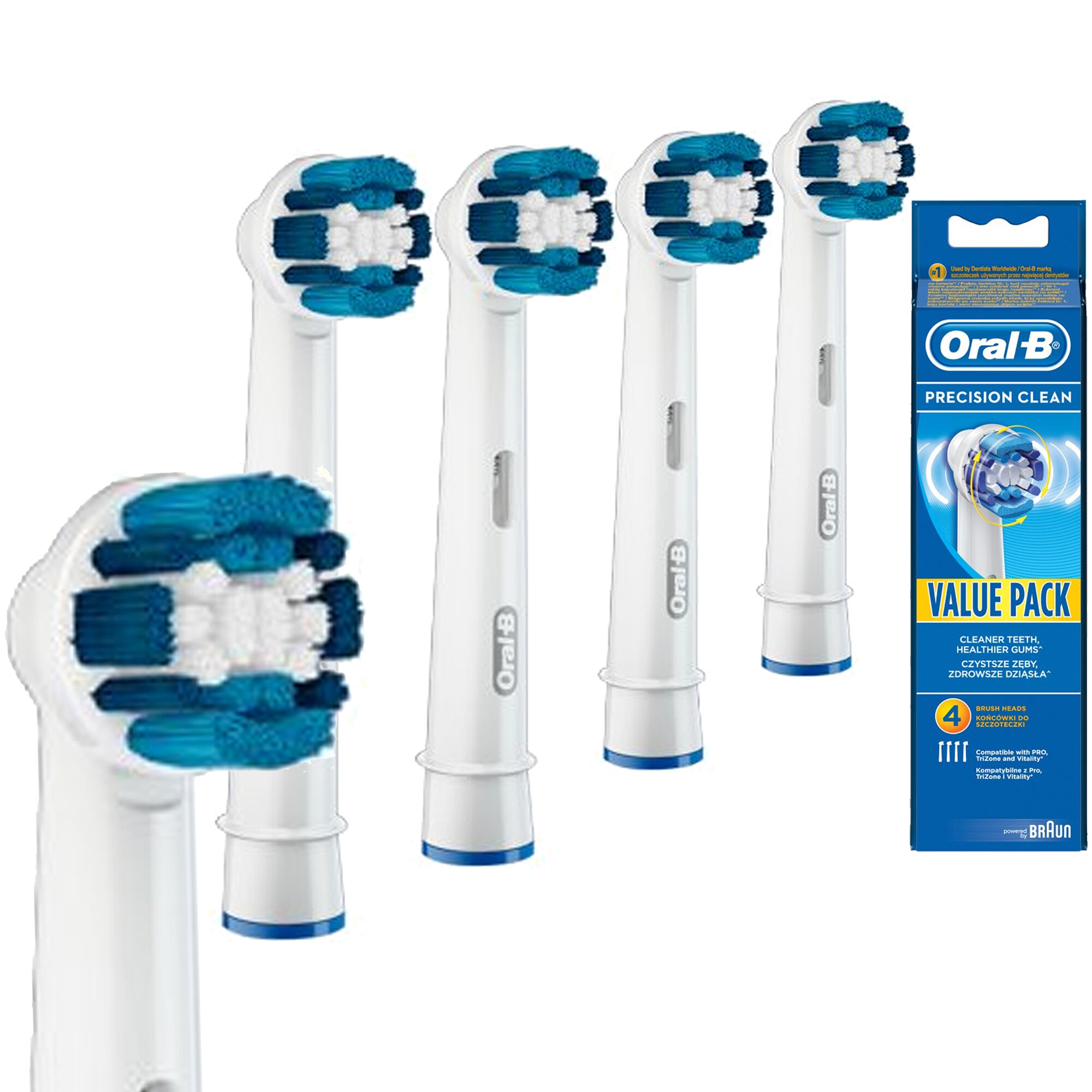 ORAL-B Precision Clean EB 20-4 (4 sztuki) (Czyszczenie płytki nazębnej ...