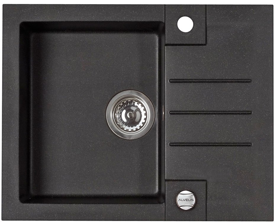 ALVEUS Rock 30 1213091 Czarny Zlewozmywak - niskie ceny i opinie w ...