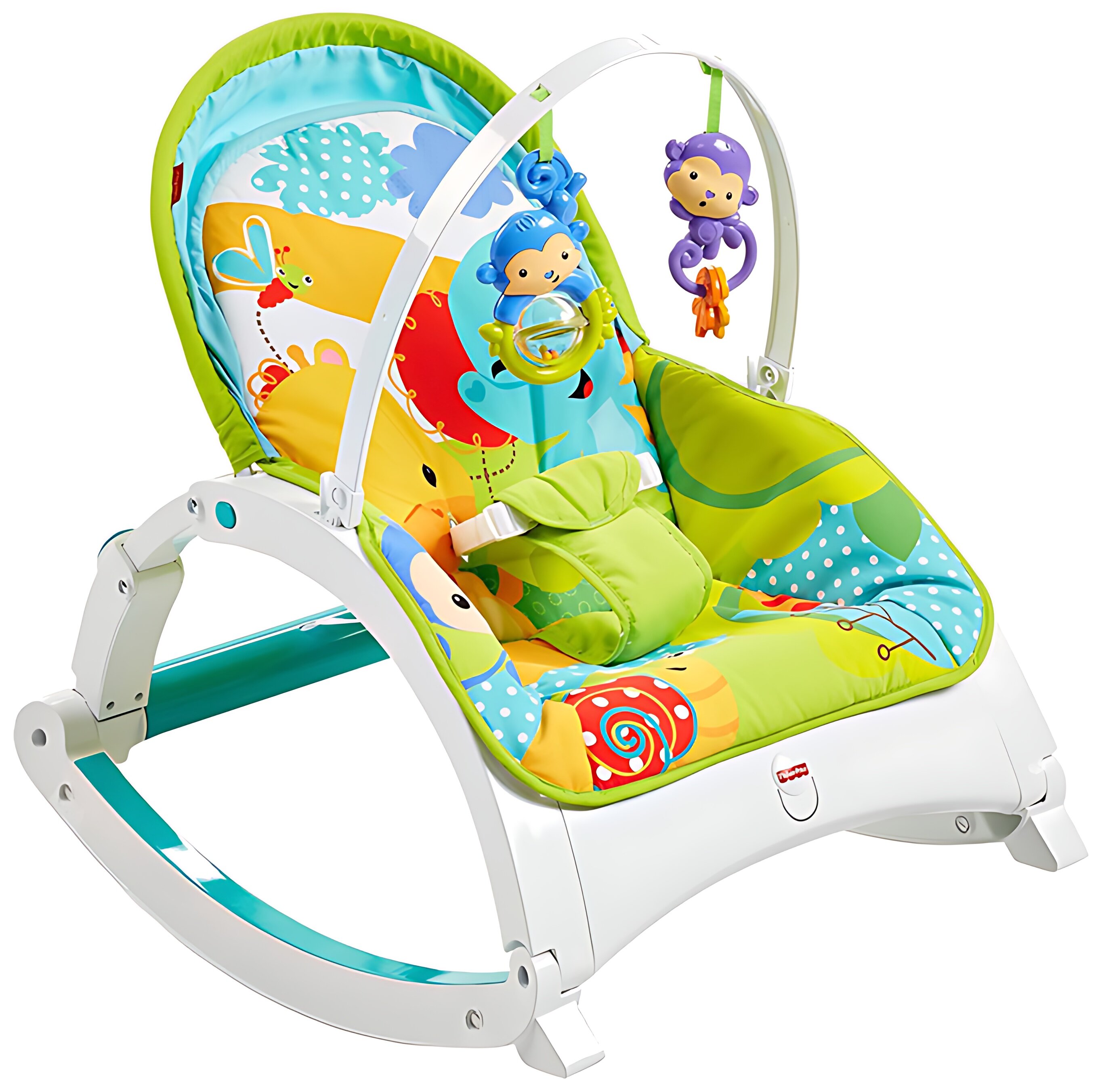 FISHER PRICE CMR10 Wielokolorowy Bujaczek - niskie ceny i opinie w ...