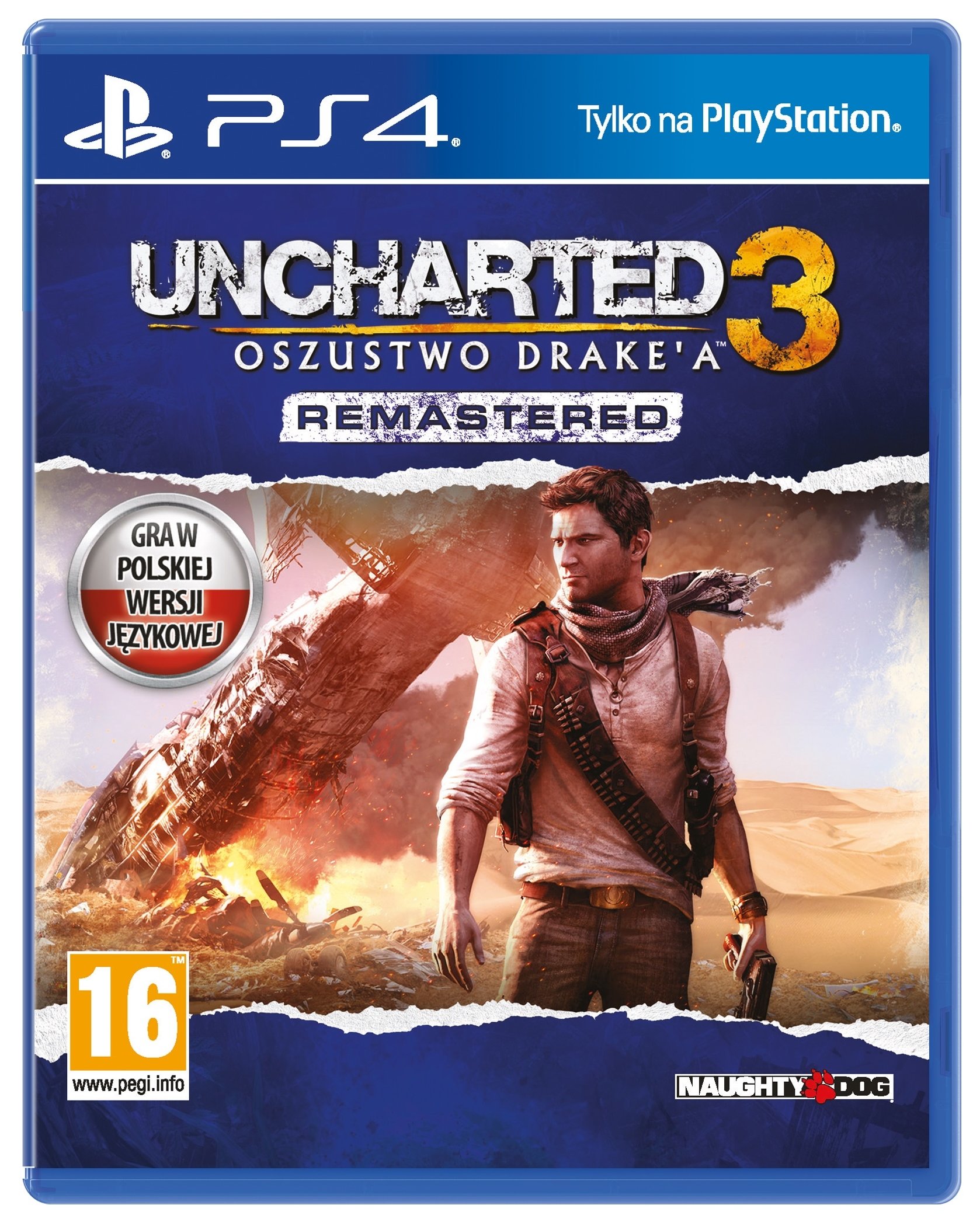 Uncharted 3: Oszustwo Drake'a Remastered Gra PS4 (Kompatybilna z PS5 ...