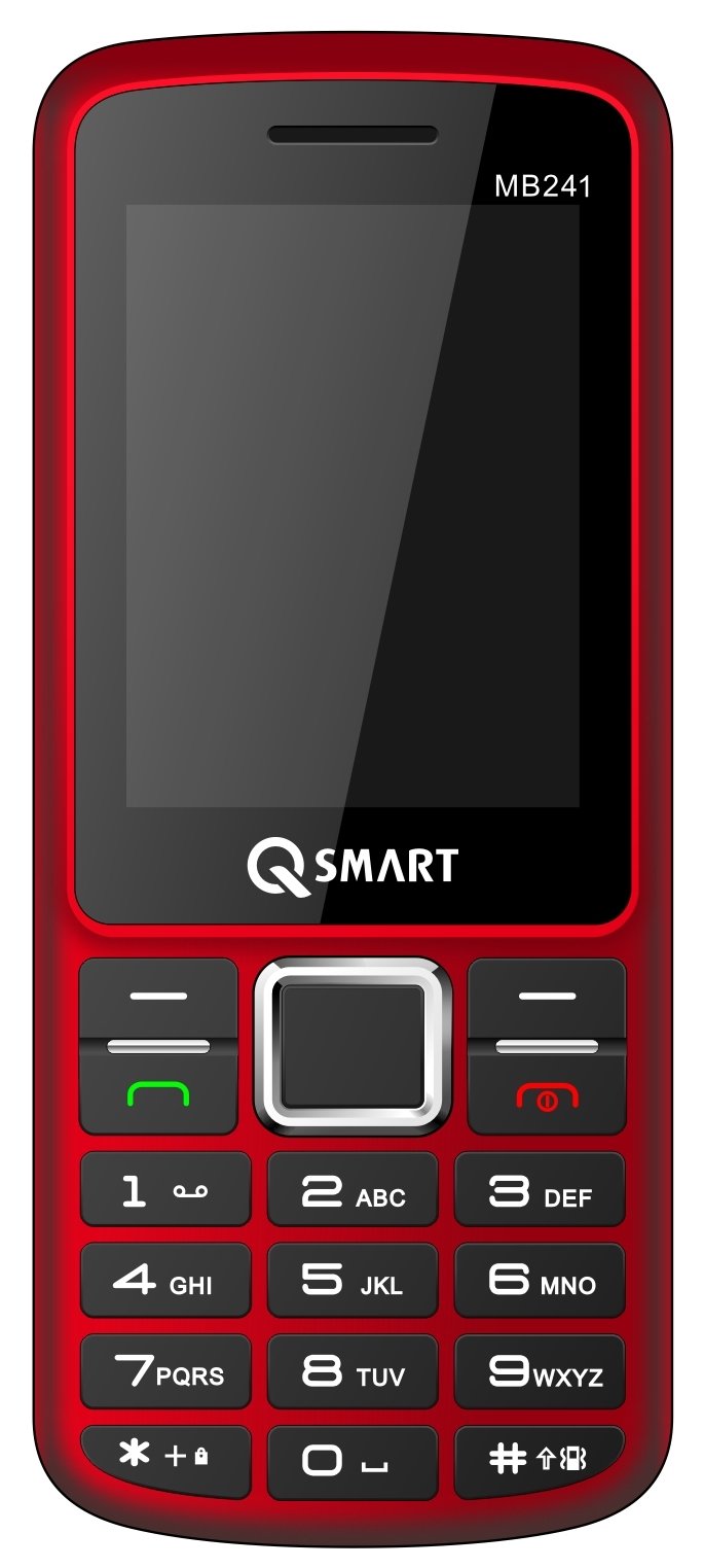 Q-SMART MB241 Czerwony Telefon - niskie ceny i opinie w Media Expert