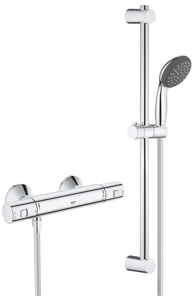 GROHE Precision Start 34597000 Chrom Zestaw prysznicowy natynkowy ...