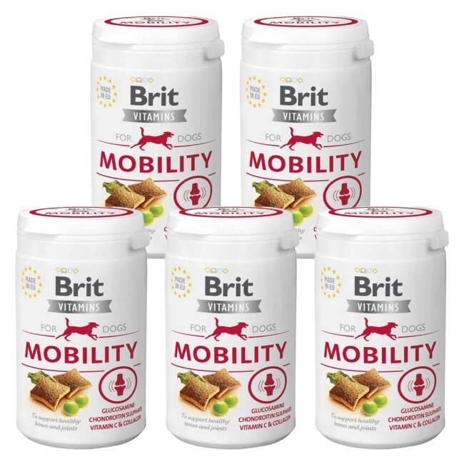 BRIT Vitamins Mobility 5 x 150 g Suplement dla psa - niskie ceny i opinie w Media Expert