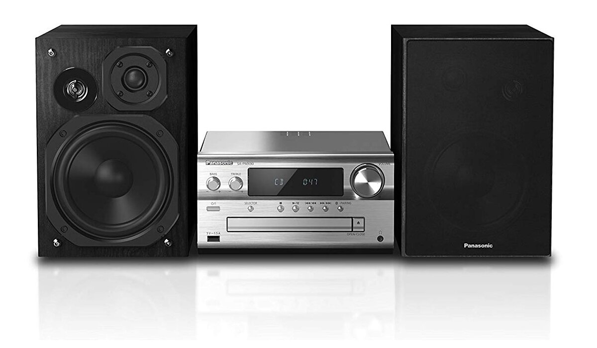 PANASONIC SC-PMX90EG-S Czarno-srebrny Wieża - ceny i opinie w Media Expert